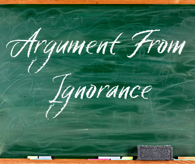 Logical Fallacy Series — Part 22: Argument From Ignorance - Cerebral Faith